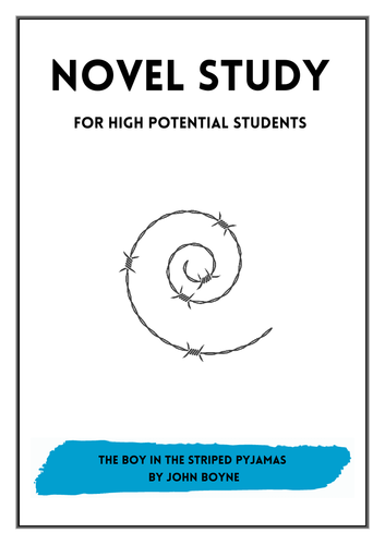 The Boy in the Striped Pyjamas - Novel Study for High Potential/Gifted ...