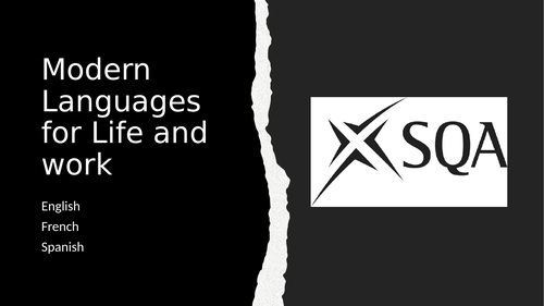 Modern Languages Life and Work (French) | Teaching Resources