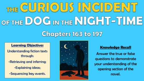The Curious Incident of the Dog in the Night-time - Chapters 163 to 197 ...