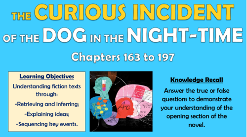 The Curious Incident of the Dog in the Night-time - Chapters 163 to 197 ...