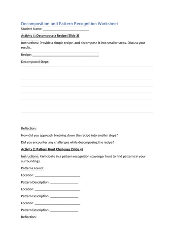 2 Key Stage 3 Computational Thinking Years 7 8 Lesson 2 Teaching Resources