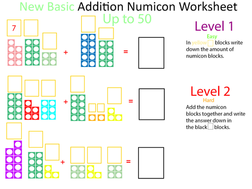 Basic Numicon Addition NEW! | Teaching Resources