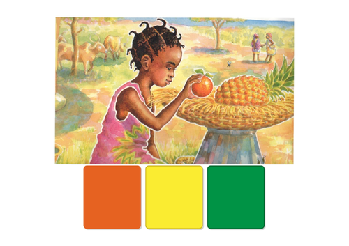 Handa's surprise Colourful Semantics | Teaching Resources