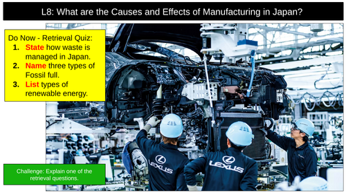 Japan Manufacturing | Teaching Resources