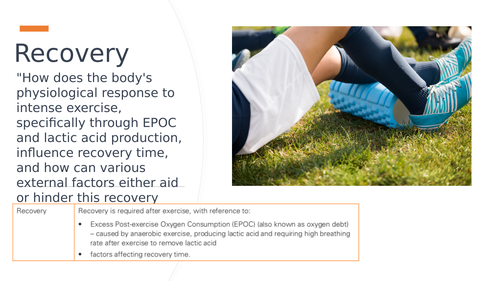 Recovery IGCSE PE Physical Education complete lesson | Teaching Resources