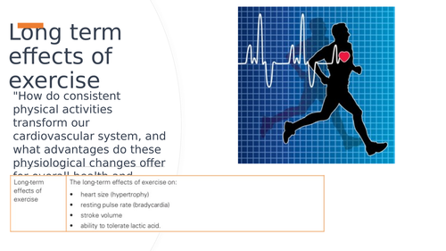 Long term effects of excericse IGCSE Physical Education PE complete ...