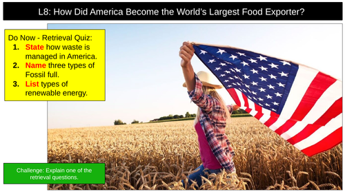 America USA Farming Agriculture | Teaching Resources