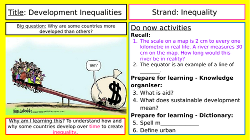 Development inequalities | Teaching Resources