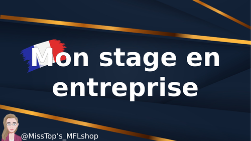 French Theme 4 - Work experience (Foundation - perfect tense ...