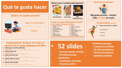 Viva 1, Module 2.1 - Qué te gusta hacer | Teaching Resources