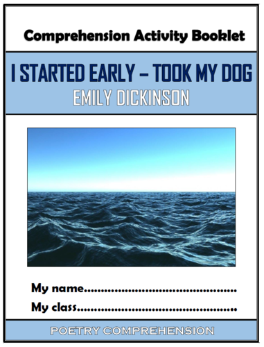 I Started Early - Took My Dog - Comprehension Activities Booklet ...