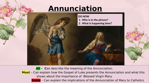 Annunciation - KS3 | Teaching Resources