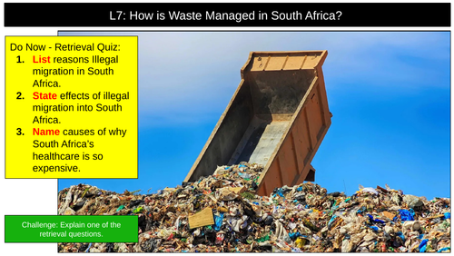 Waste South Africa | Teaching Resources