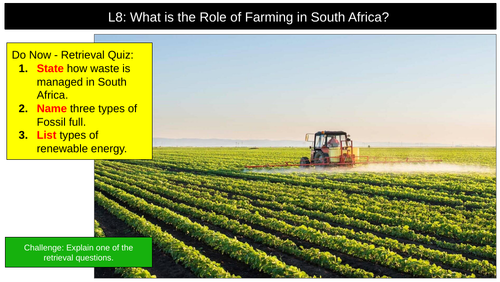 South Africa Farming | Teaching Resources