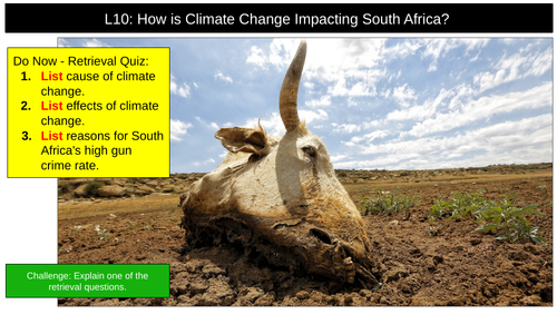 Climate Change South Africa | Teaching Resources
