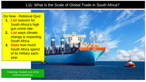 South Africa Trade | Teaching Resources