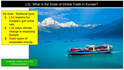 Europe Trade | Teaching Resources