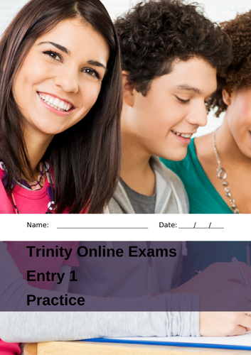 Trinity Entry 1 Speaking and Listening Booklet | Teaching Resources