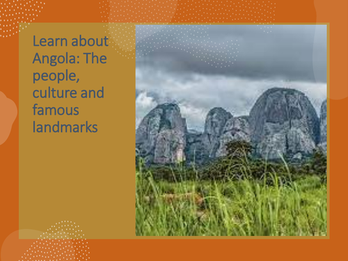 Learn about Angola: The people, culture and famous landmarks | Teaching ...