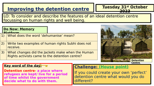 The Bone Sparrow Project lesson | Teaching Resources