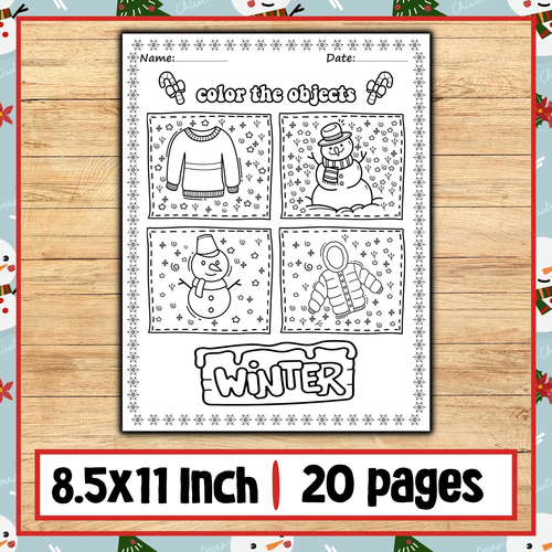 Christmas activities Freebies | free winter i spy coloring pages ...