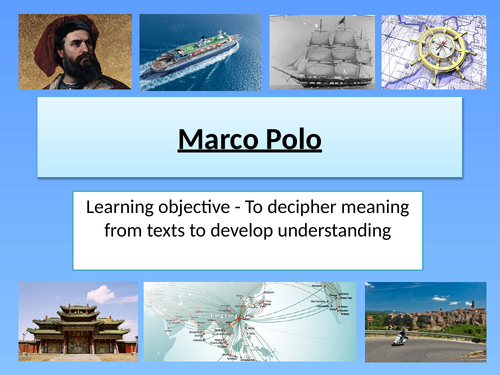 Marco Polo | Teaching Resources