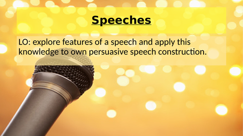 Speeches | Teaching Resources