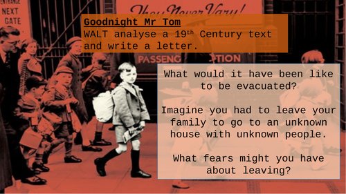 Goodnight Mr Tom | Teaching Resources