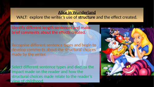 Alice in Wonderland | Teaching Resources