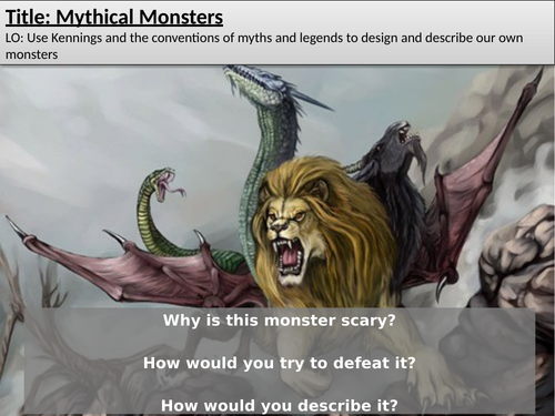 Monsters Myths and Legends | Teaching Resources
