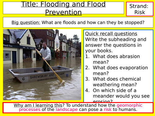 Flooding and flood prevention | Teaching Resources Flooding and flood prevention | Teaching Resources