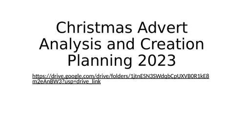 Christmas Advert Analysis, Writing and Creation | Teaching Resources