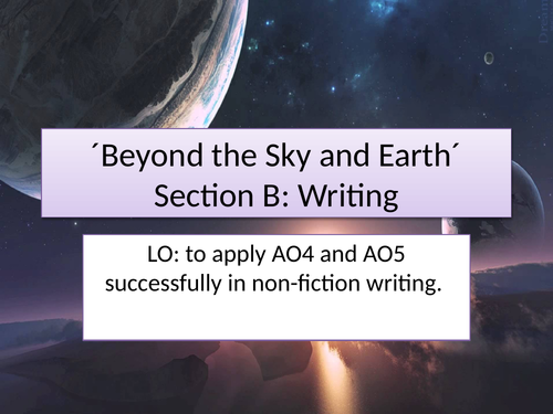 Beyond the Sky and Earth | Teaching Resources