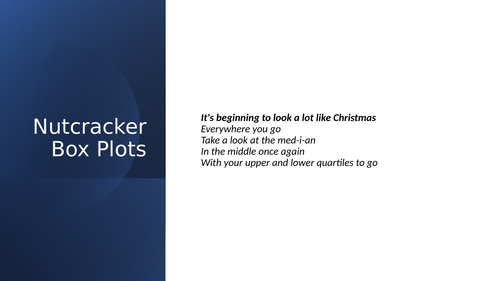 Nutcracker Five Figure Summary Box Plots | Teaching Resources Nutcracker Five Figure Summary Box Plots | Teaching Resources