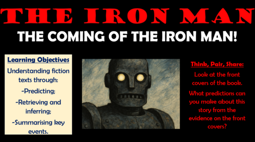 The Iron Man - Chapter 1 - The Coming of the Iron Man! | Teaching Resources