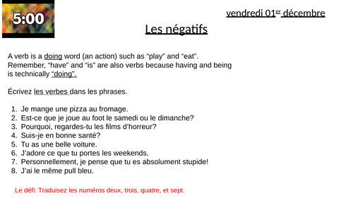 Negatives | Teaching Resources