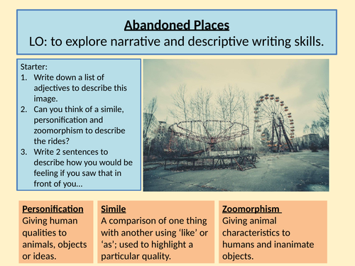 Just Write | Teaching Resources