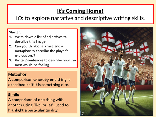 Just Write Football | Teaching Resources