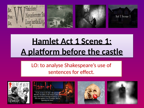 Hamlet Act 1 Scene 1 | Teaching Resources