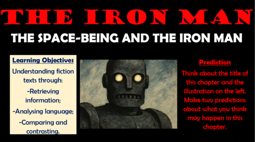 The Iron Man - Chapter 4 - The Space Being and the Iron Man! | Teaching ...