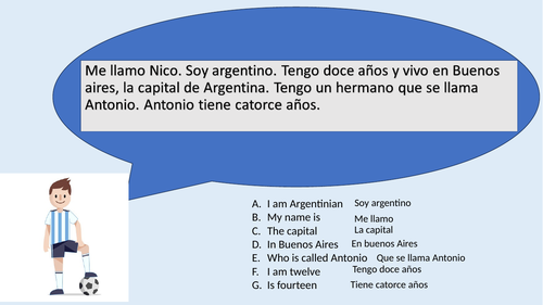 Secondary Spanish resources: greetings