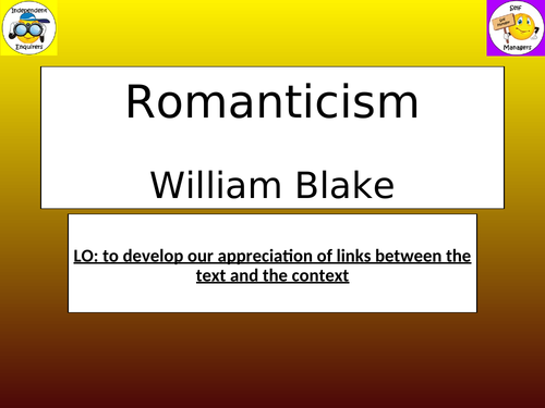 William Blake | Teaching Resources