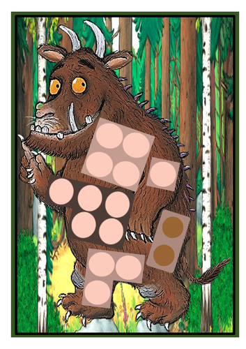 Numicon match - Gruffalo Themed | Teaching Resources