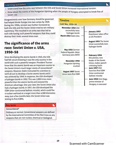 L8: USA & USSR Arms Race 1950-8 (GCSE History Edexcel) | Teaching Resources