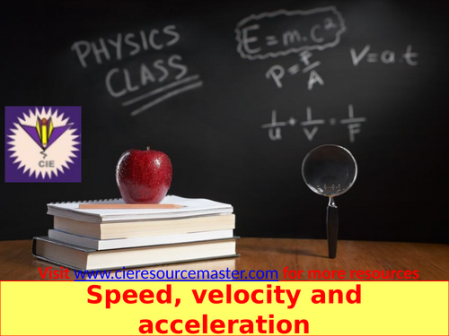 Igcse Motion Speed Velocity And Acceleration Teaching Resources