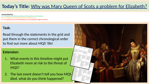 L6: The Problem of Mary Queen of Scots (Lesson + documentary Q+As ...