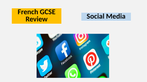 French GCSE Review - Social Media | Teaching Resources