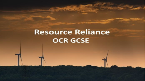 Resource reliance | Teaching Resources