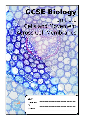 Cells and Movement Across Cell Membranes Booklet | Teaching Resources