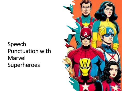 Speech and Punctuation with Marvel superheroes | Teaching Resources